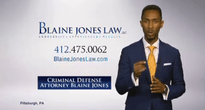 Blaine Jones Law Commercial-1 - Pittsburgh Criminal Defense Video
